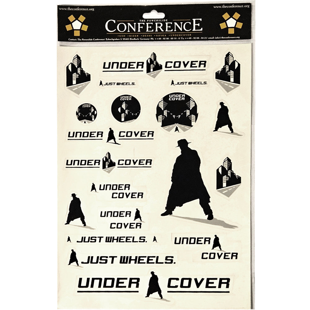 Undercover Sticker set 21x30cm 23-pack - Thisissoul