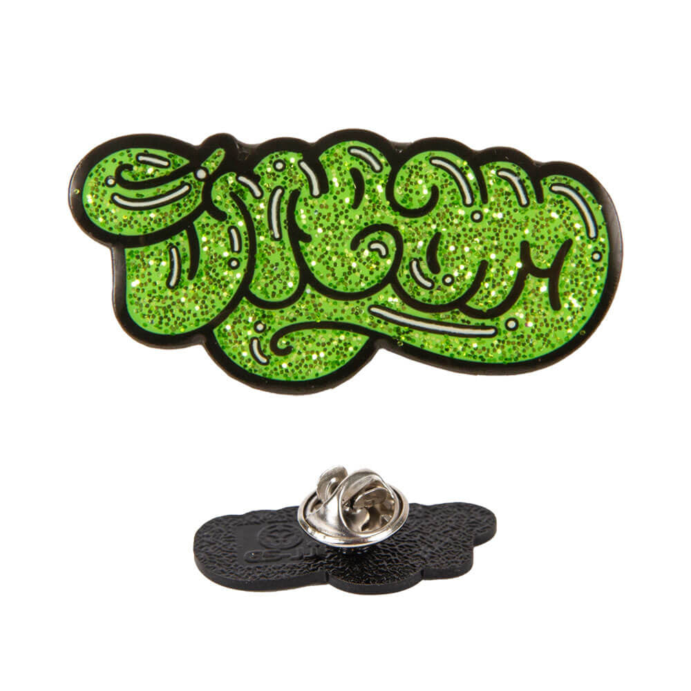 Dream Urethane Enamel Pin Glitter Green – Thisissoul
